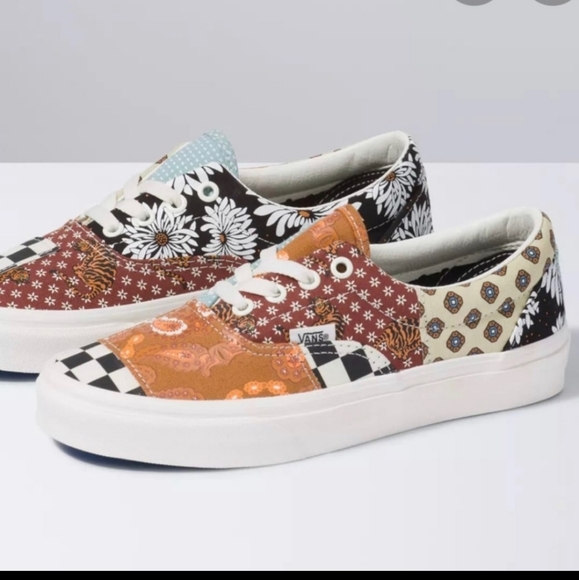 Vans | Shoes | Vans Tiger Patchwork Lace Up Sneaker | Poshmark